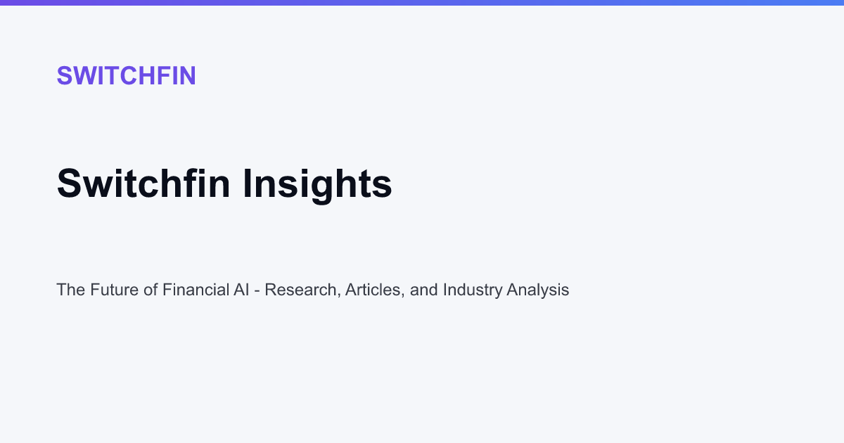 Insights - Switchfin